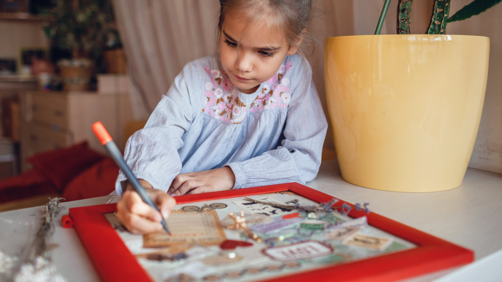Creating a Vision Board with your Child