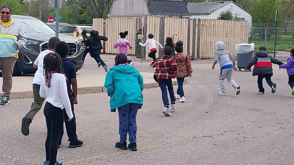 Students at Detroit Premier Academy Hit the Pavement for Fun Run