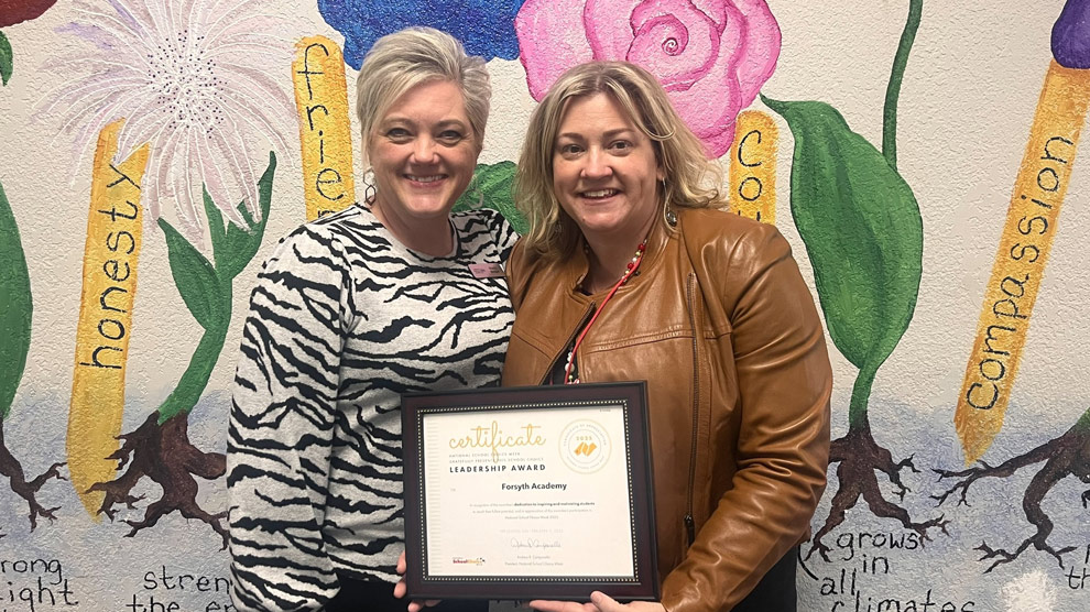 Forsyth Academy Receives National School Choice Week Leadership Award