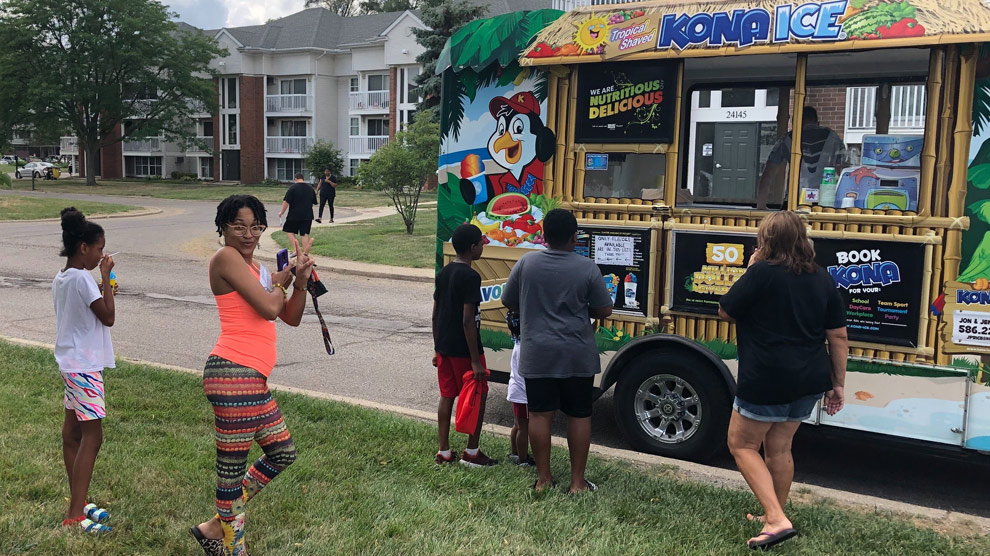 Cooling Down and Spreading Smiles: Prevail Academy Delivers Kona Ice