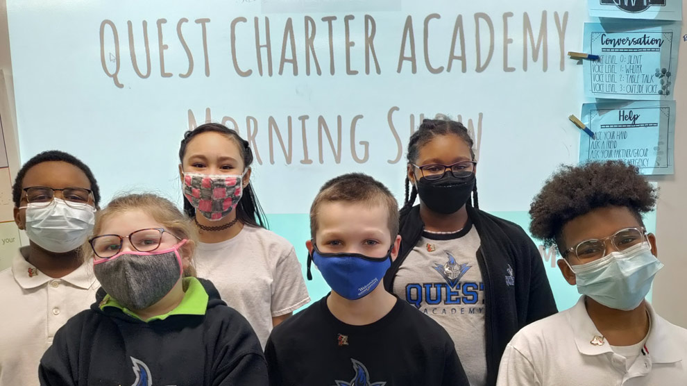 Students Star In & Produce Popular QCA-TV Morning Show