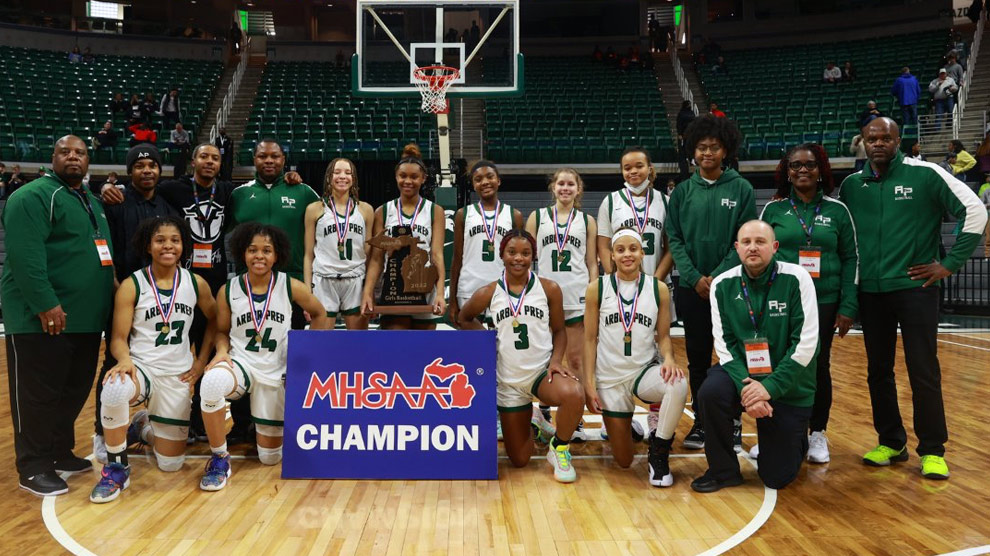Arbor Prep Girls Basketball Team Wins Division 3 State