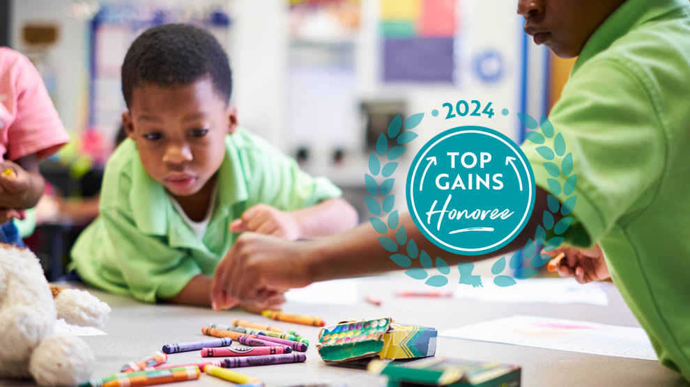 Advantage Earns Top Gains Honors
