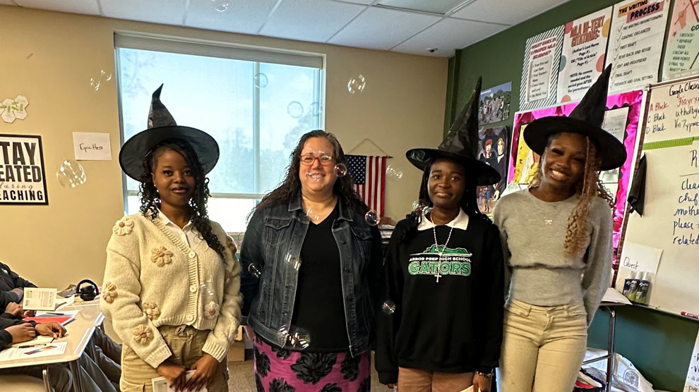Hogan Guides Students and Teachers to a Better Future