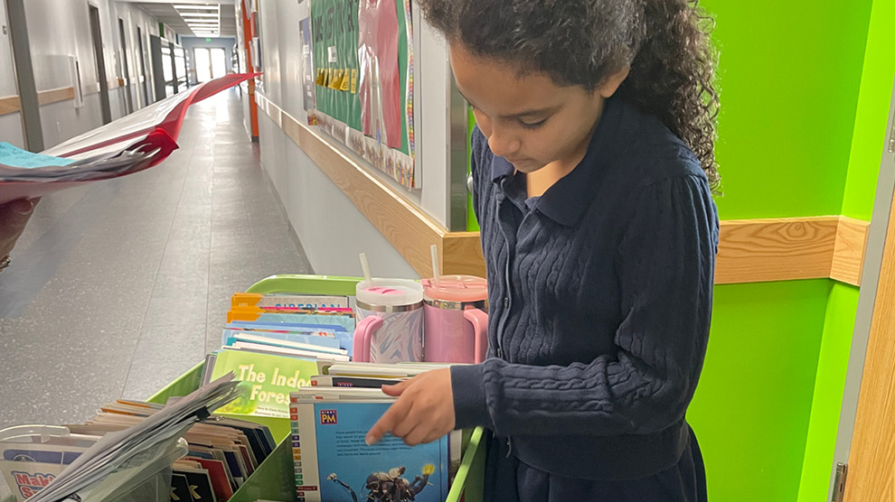 Book in a Bag Promoting Increased Literacy, Comprehension at Mill Creek