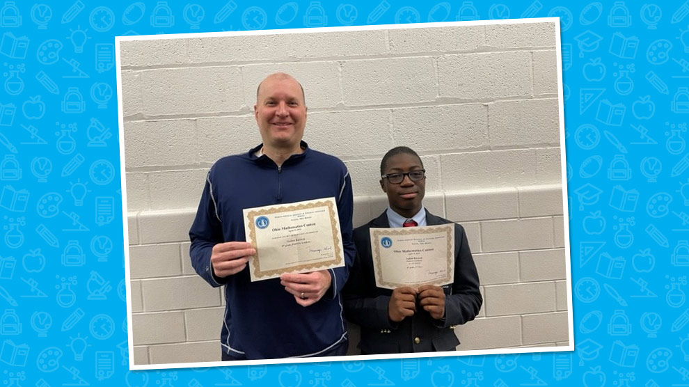 Eighth Grade Math Wiz Scores Big in Statewide Competition
