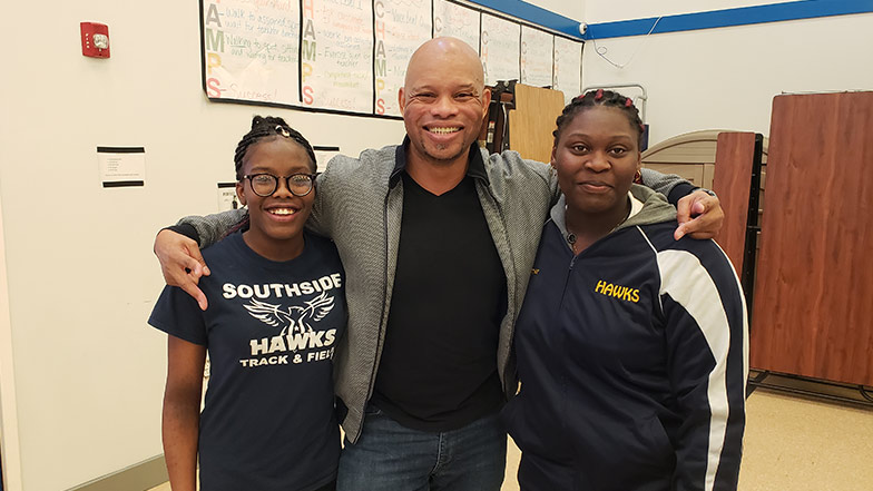 National Motivational Speaker Presents at Southside